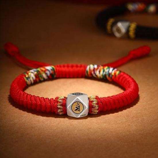 Hand-made Red Rope Eight Guardian Zodiac Natal Buddha/Bodhisattva ...